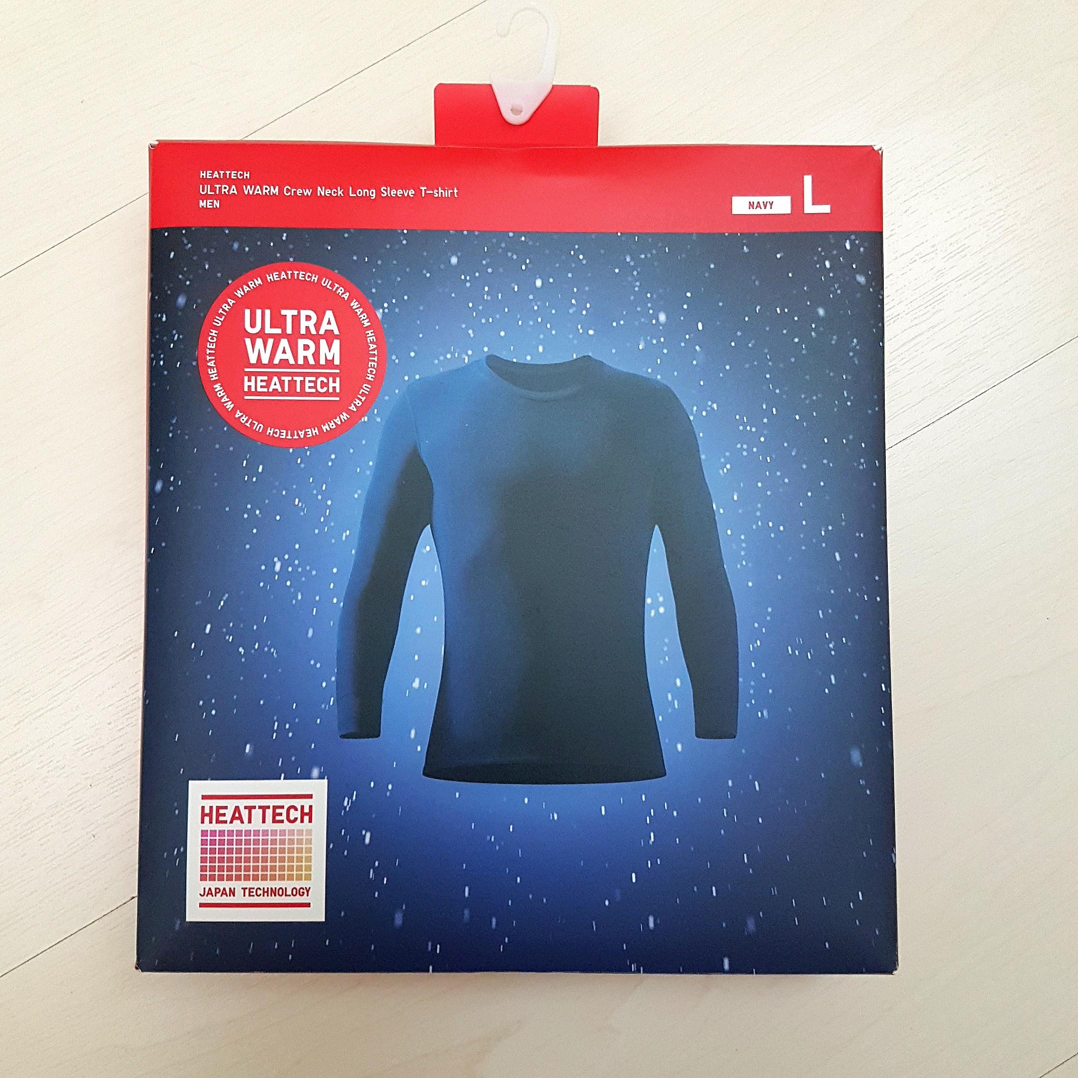 Uniqlo Men's Ultra Warm Heattech Top, Men's Fashion, Tops & Sets ...