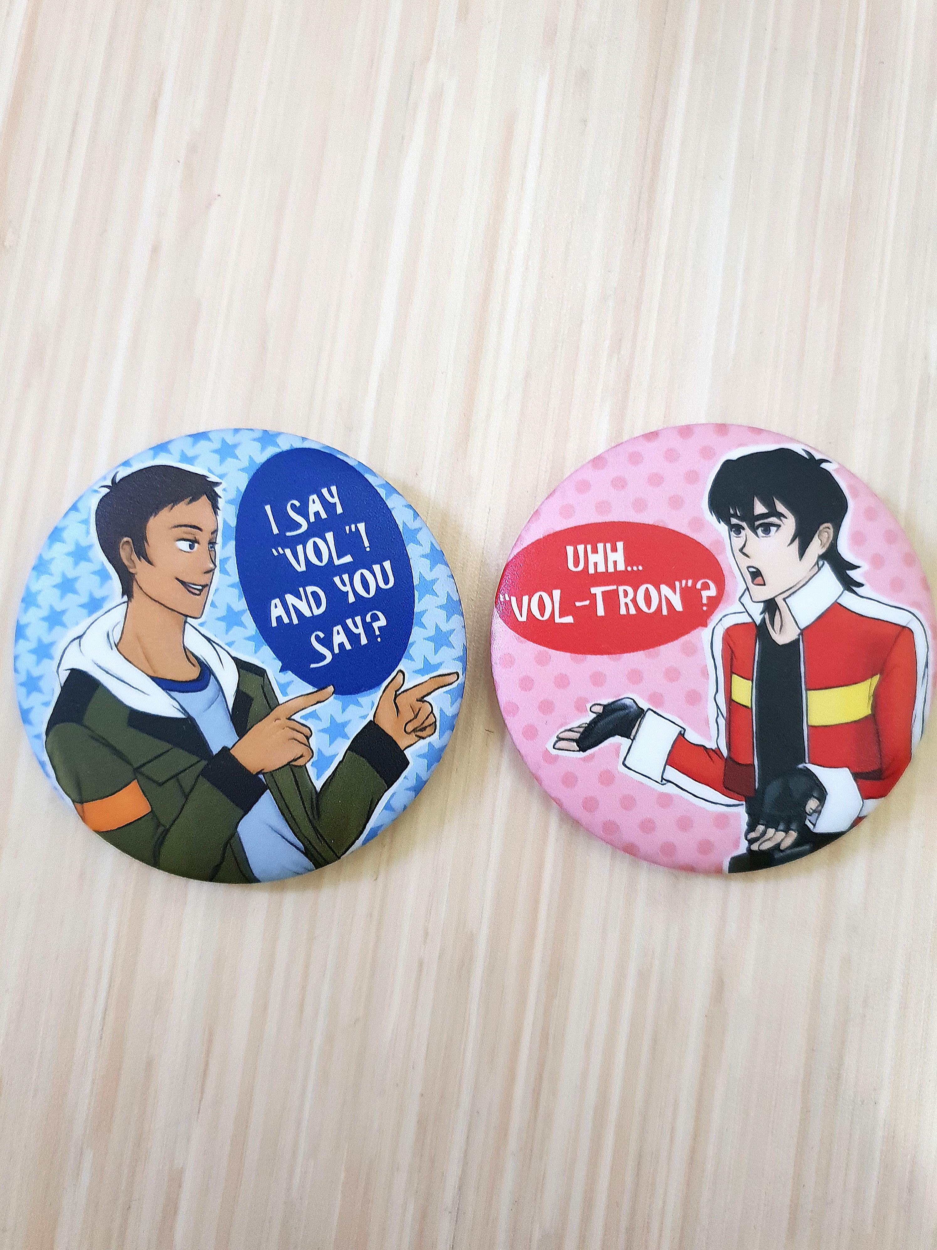 Voltron Klance Badges, Everything Else on Carousell