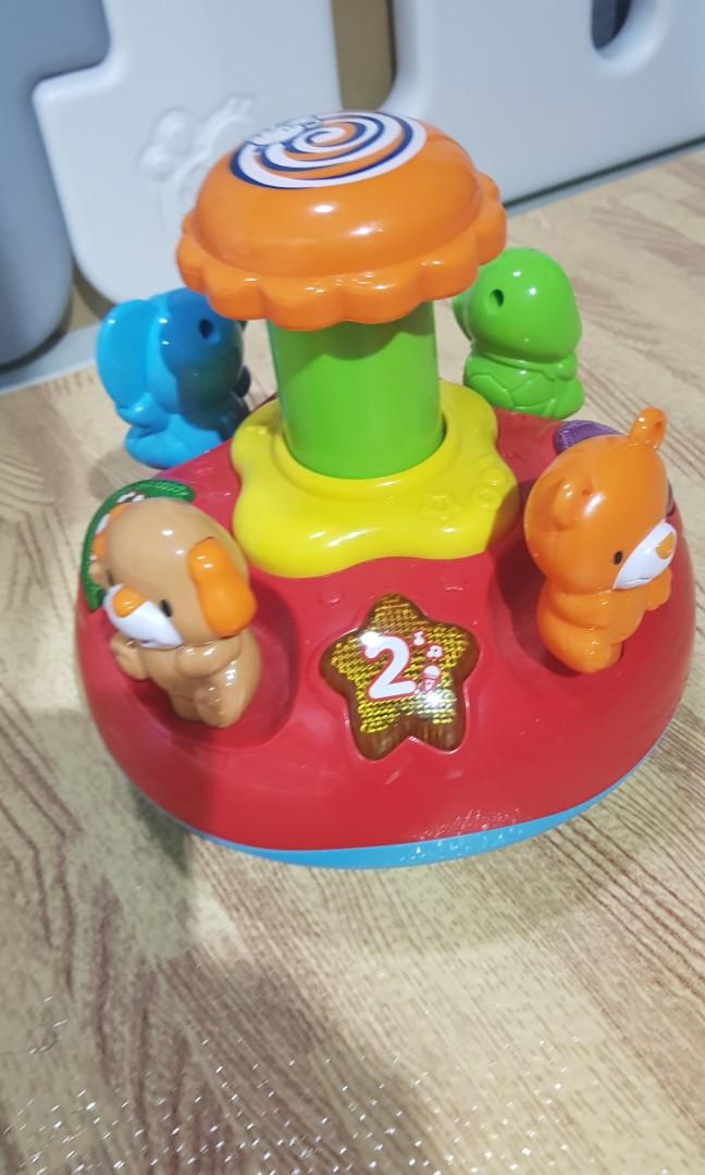 Vtech spinning carousel toy preloved, Babies & Kids, Toys & Walkers on ...