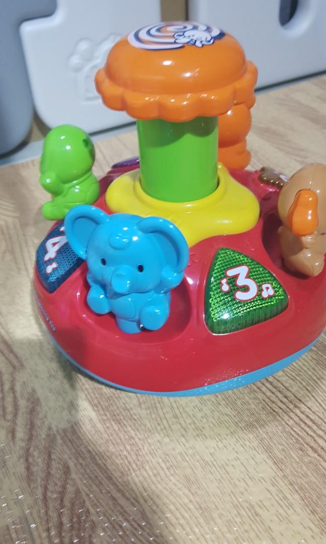 Vtech spinning carousel toy preloved, Babies & Kids, Toys & Walkers on ...