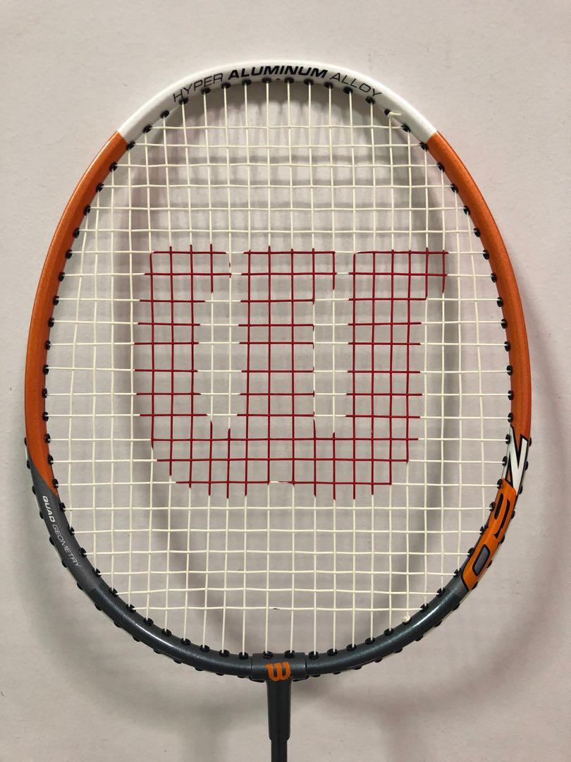 Wilson Badminton Racquet, Sports Equipment, Sports & Games, Racket ...