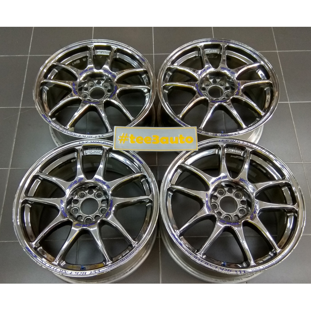 Work Emotion CR Kai 17 8jj off 47 5H 100 Ori JAPAN, Auto Accessories on ...