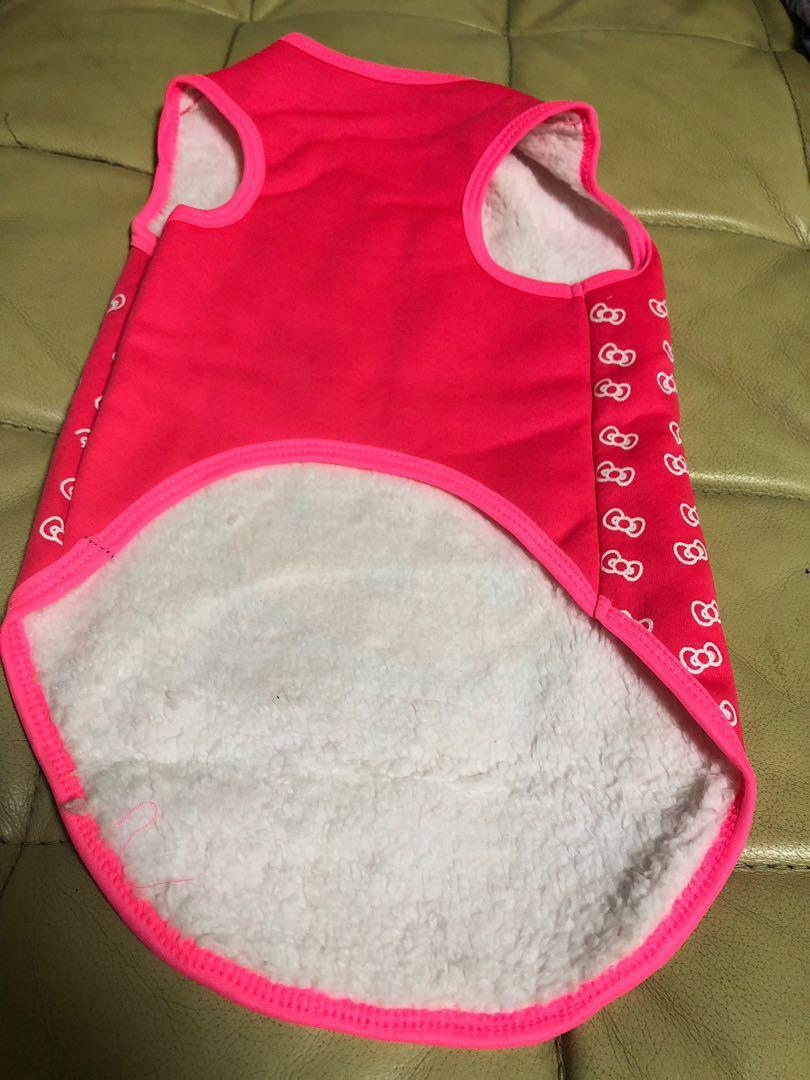 XXL Pink Hello Kitty Dog Singlet / Shirt, Pet Supplies, Health ...