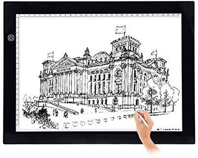 A3 LED Tracing Board LED Light Art Stencil Drawing Board Light Box ...