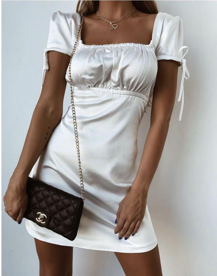 Brand new tigermist Tyra dress in classical white, Women's Fashion ...