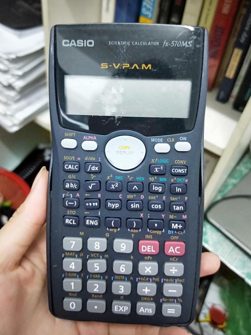 Casio Calculator fx-570ms, Computers & Tech, Printers, Scanners ...