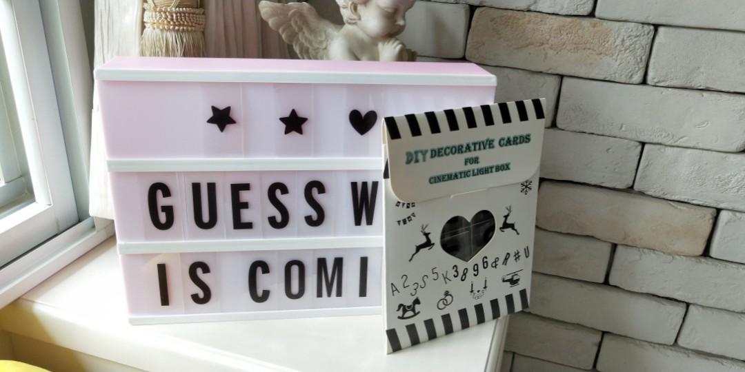 Cinematic Light Box (Pink), Furniture & Home Living, Home Decor, Other ...
