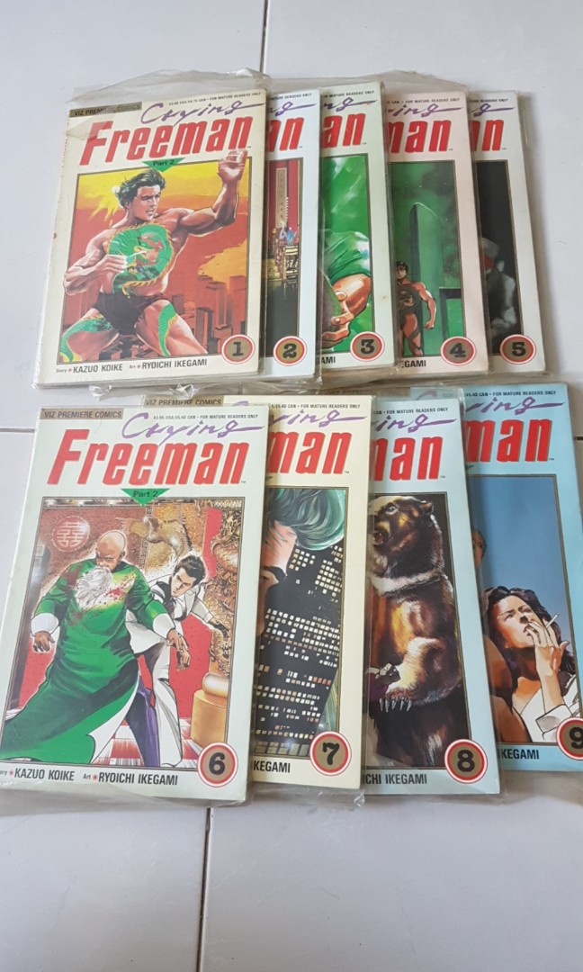 Crying Freeman Part 2 Full Set, Hobbies & Toys, Memorabilia ...