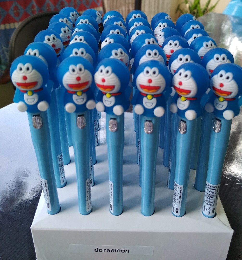 Doraemon LED pens, Hobbies & Toys, Stationery & Craft, Stationery ...