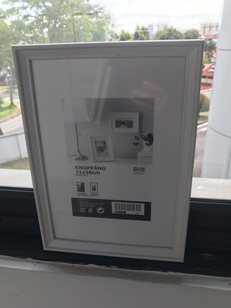 Ikea Photo Frame 21 x 30 cm White, Hobbies & Toys, Stationery & Craft ...