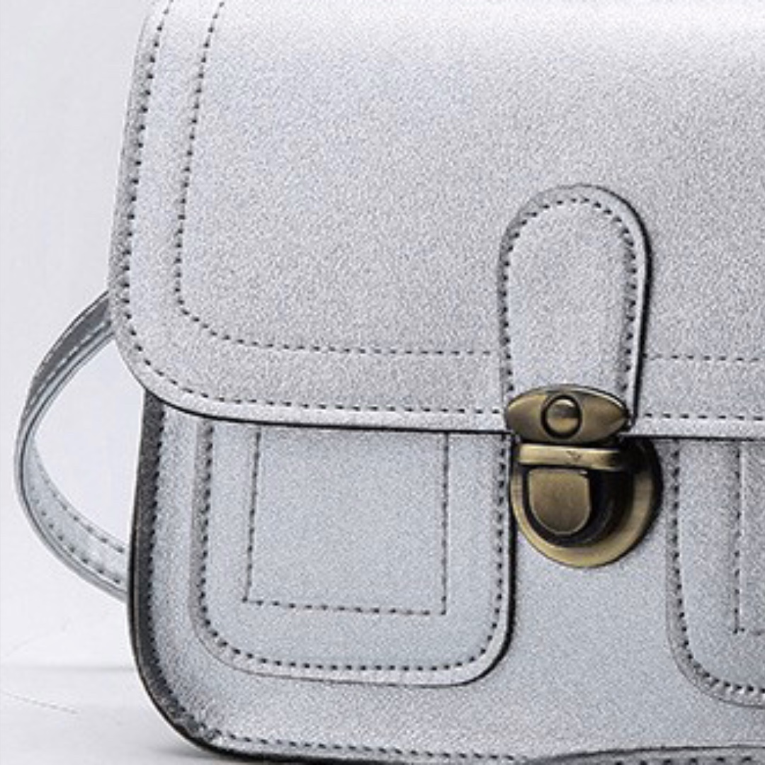 Isabelle Retro Lock Crossbody Bag, Women's Fashion, Bags & Wallets ...