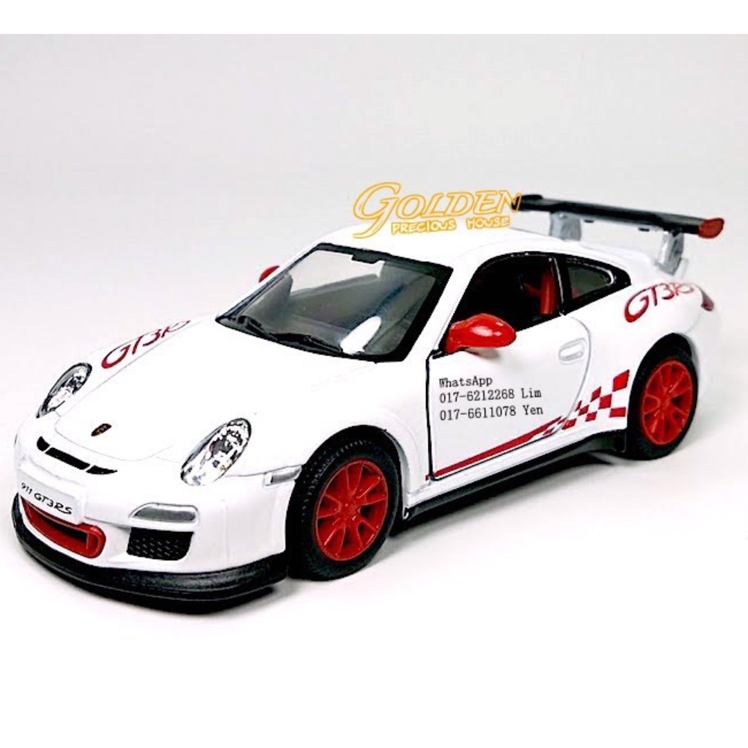 KiNSMART Scale 1:32 2010 PORSCHE 911 GT3 RS Alloy Diecast, Hobbies ...