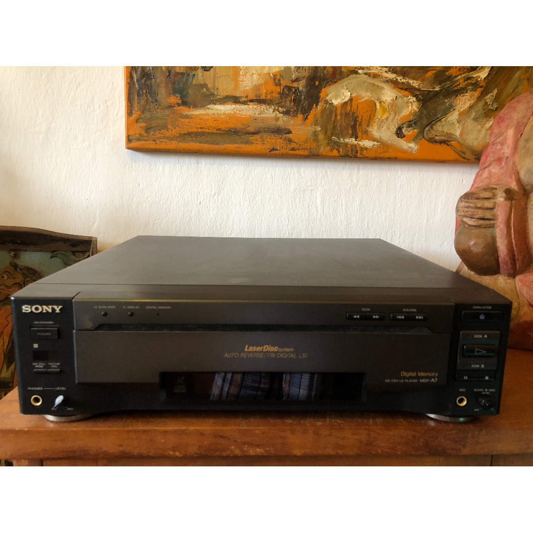 LASER DISC Sony MDP-A7 CD CDV LD Player Collectors / hobbyist Item (not ...