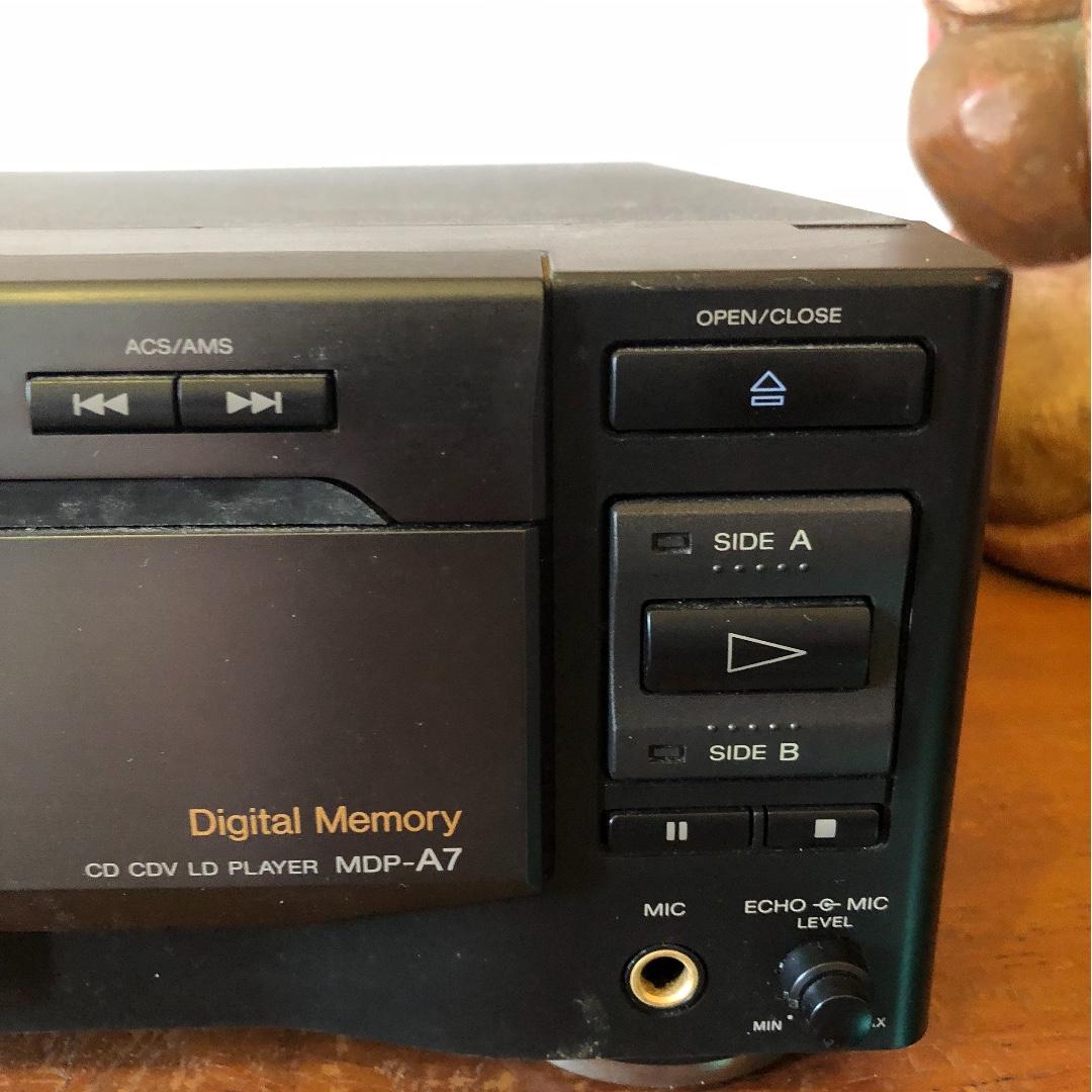 LASER DISC Sony MDP-A7 CD CDV LD Player Collectors / hobbyist Item (not ...