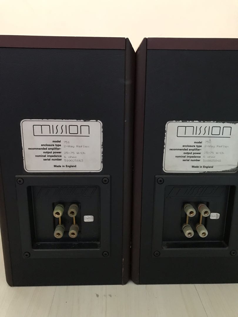 Mission Bookshelf Speakers 751, Audio, Soundbars, Speakers & Amplifiers ...