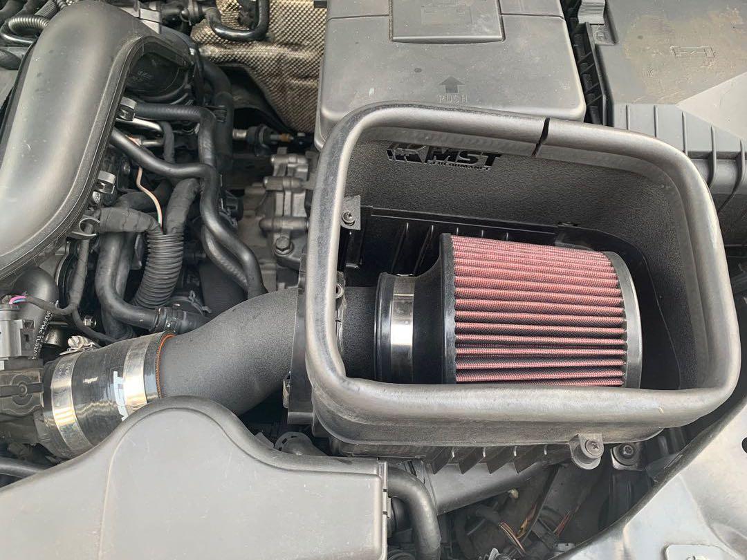 MST Open Pod Air Intake with Filter for VW Golf Jetta MK6 Single Charge ...