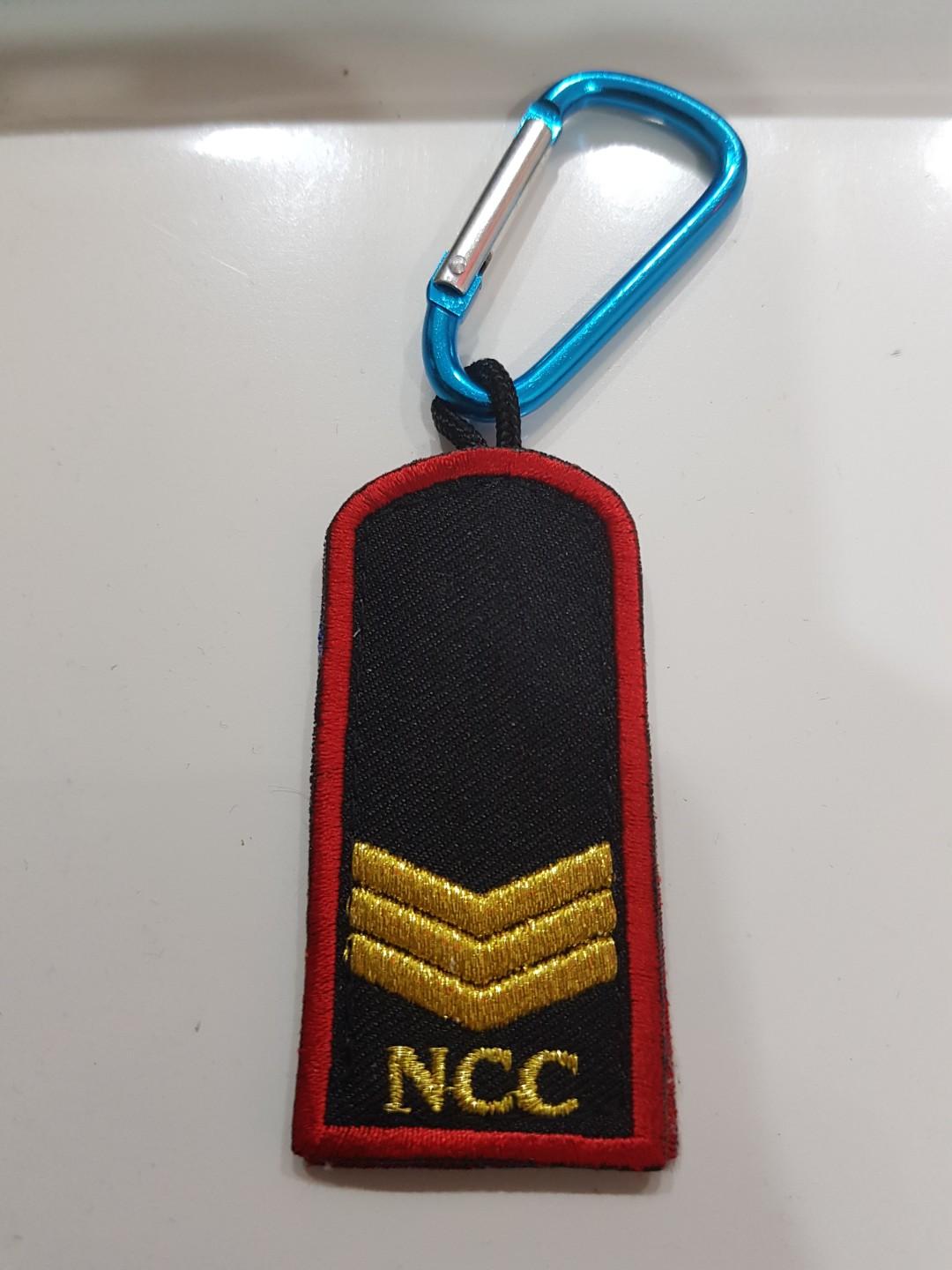 NCC keychain (3rd sergeant rank), Hobbies & Toys, Stationery & Craft ...
