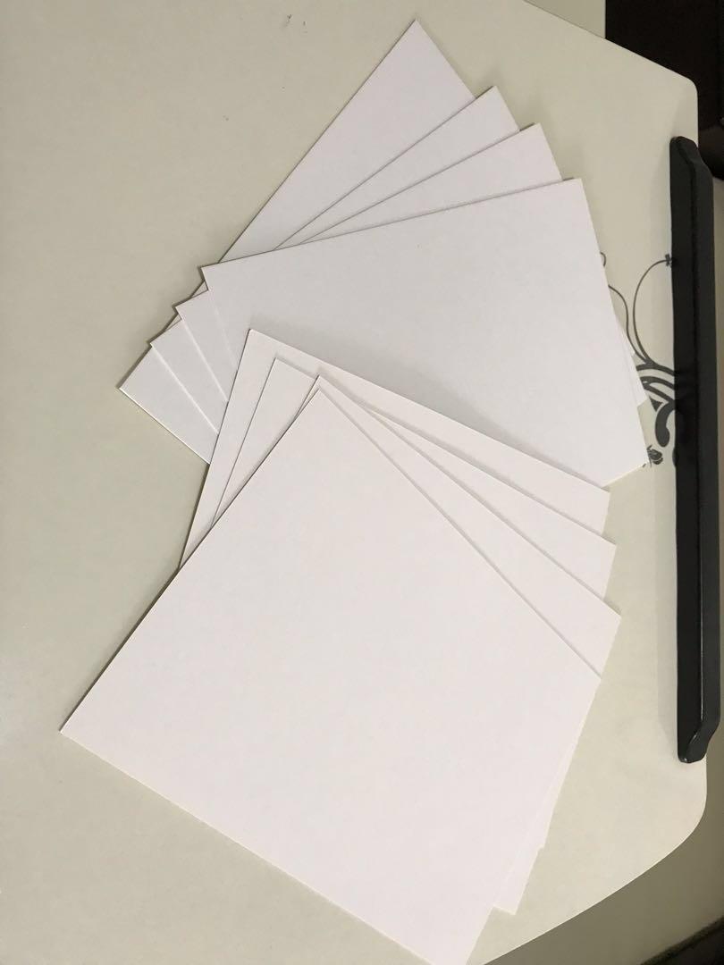 New - 100 sheets A5 size 300gsm flash card blanks suitable for Shichida ...