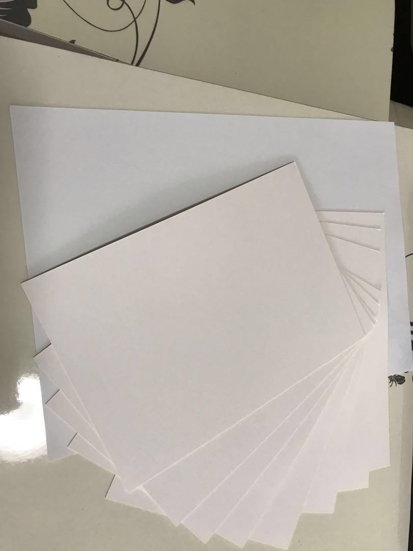 New - 100 sheets A5 size 300gsm flash card blanks suitable for Shichida ...