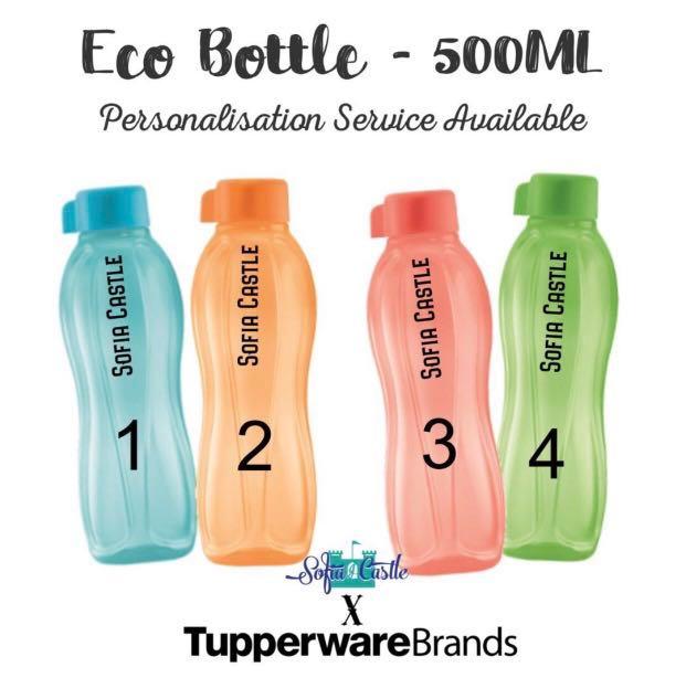 Personalised Tupperware Water Bottles, Furniture & Home Living ...
