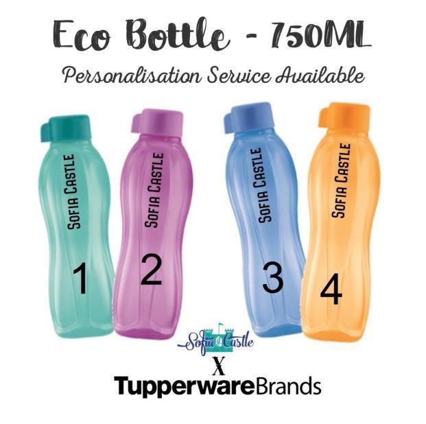 Personalised Tupperware Water Bottles, Furniture & Home Living ...