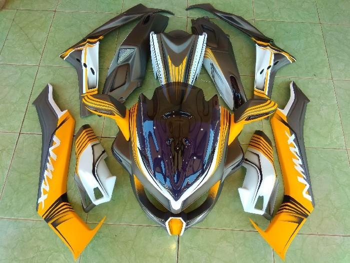 P.O Yamaha Nmax Airbrushed Predator Bodykit, Motorcycles, Motorcycle ...