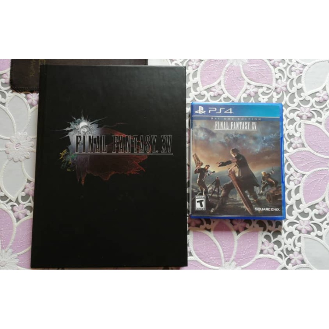 PS4 Final Fantasy XV & The Complete Official Guide Collector's Edition ...