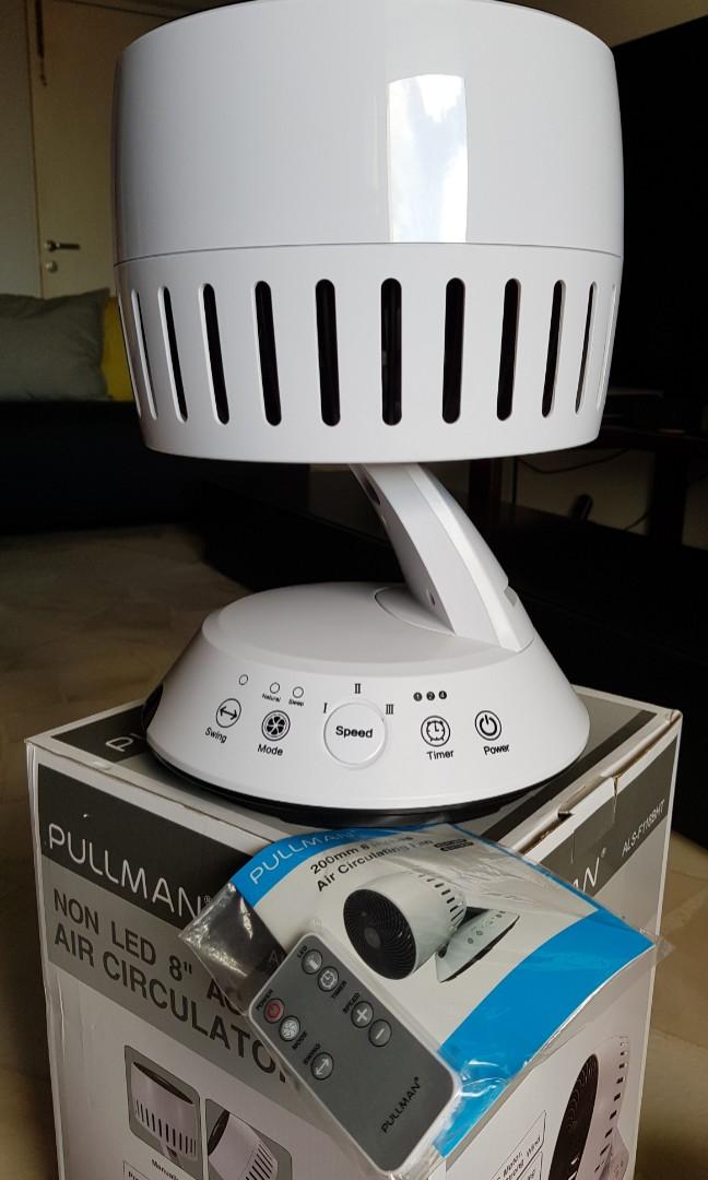 Pullman Turbo Air Circulator Fan 8" with Remote Control, Furniture ...