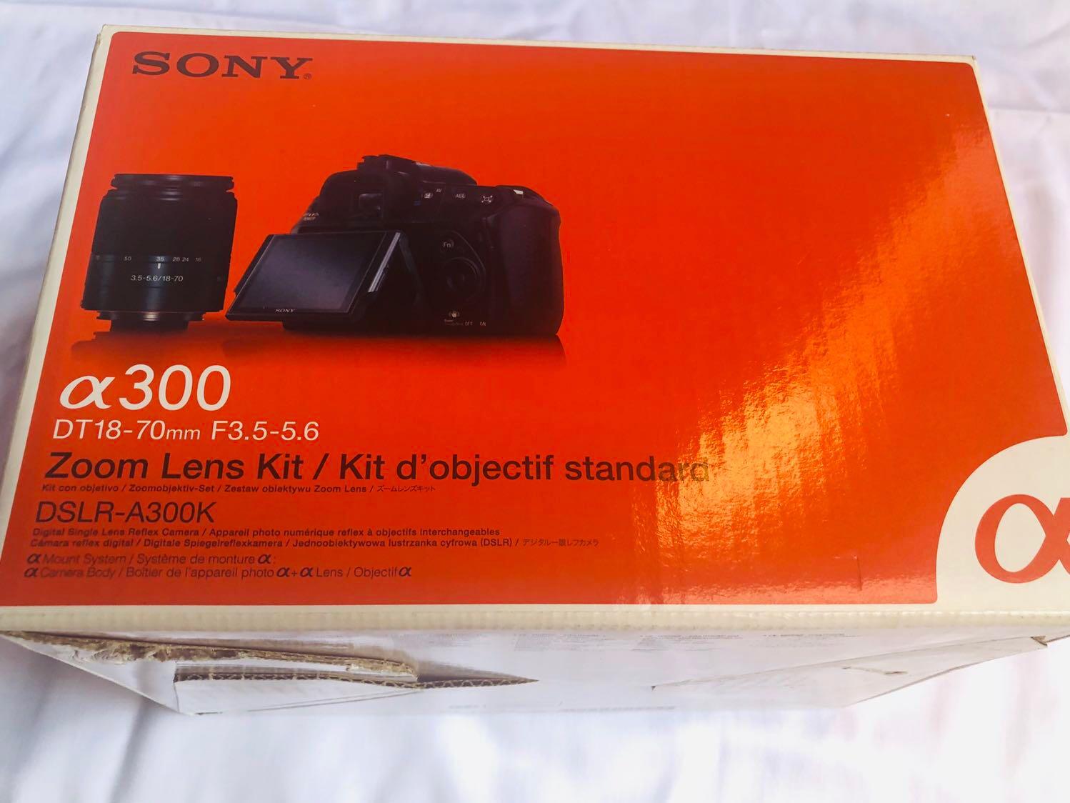 Sony DSLR Alpha 300, Photography, Cameras on Carousell