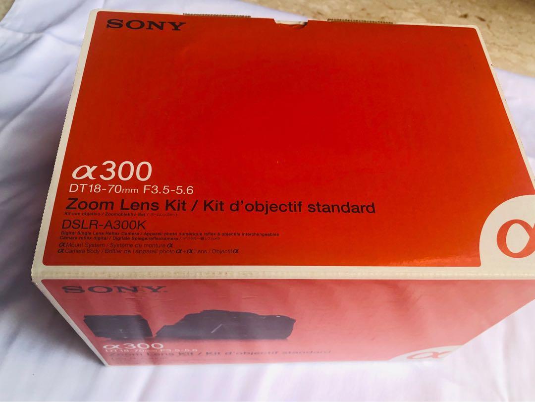 Sony DSLR Alpha 300, Photography, Cameras on Carousell