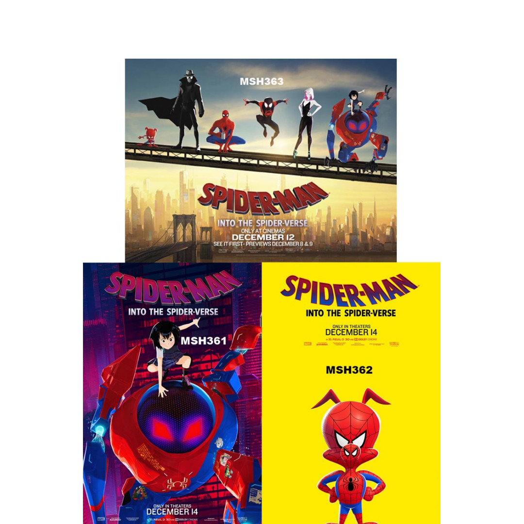 SPIDER-MAN: INTO THE SPIDER-VERSE POSTERS (PART 3), Hobbies & Toys ...