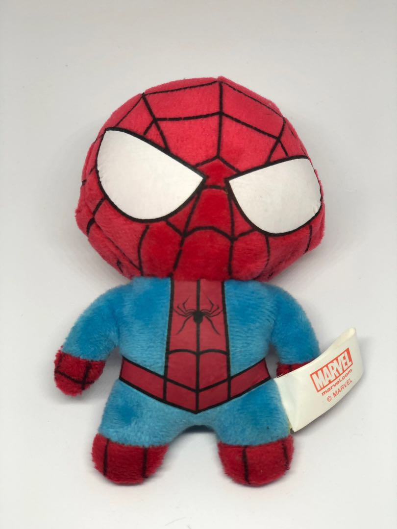 Spider-Man Stuffed Toy Figurine Keychain, Hobbies & Toys, Toys & Games ...