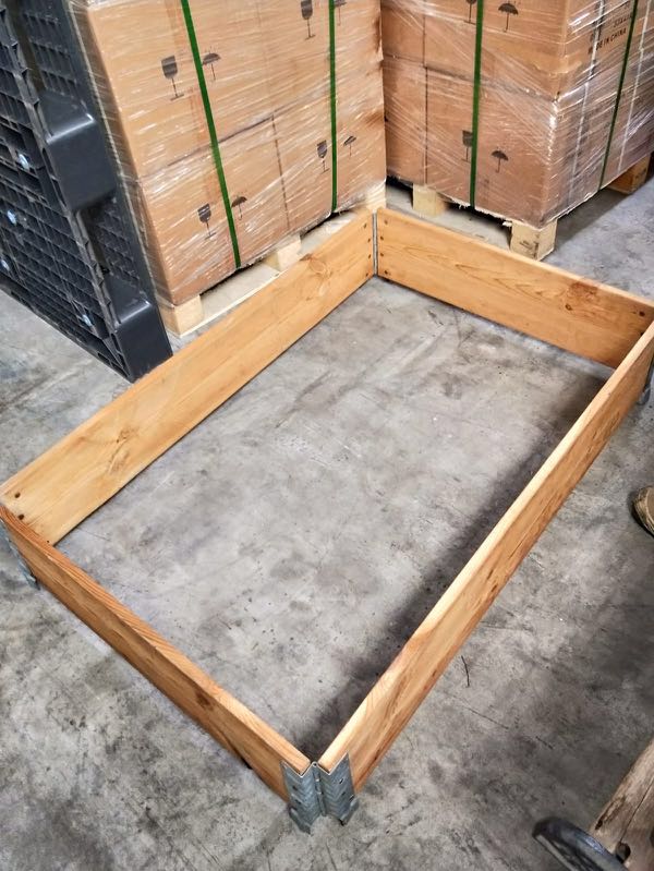 Stackable & Foldable Wooden Crate, Everything Else on Carousell