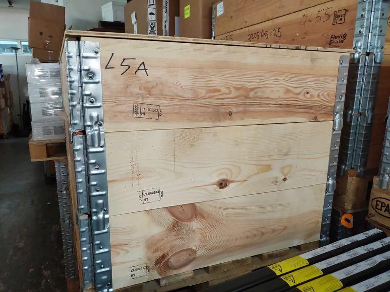 Stackable & Foldable Wooden Crate, Everything Else on Carousell