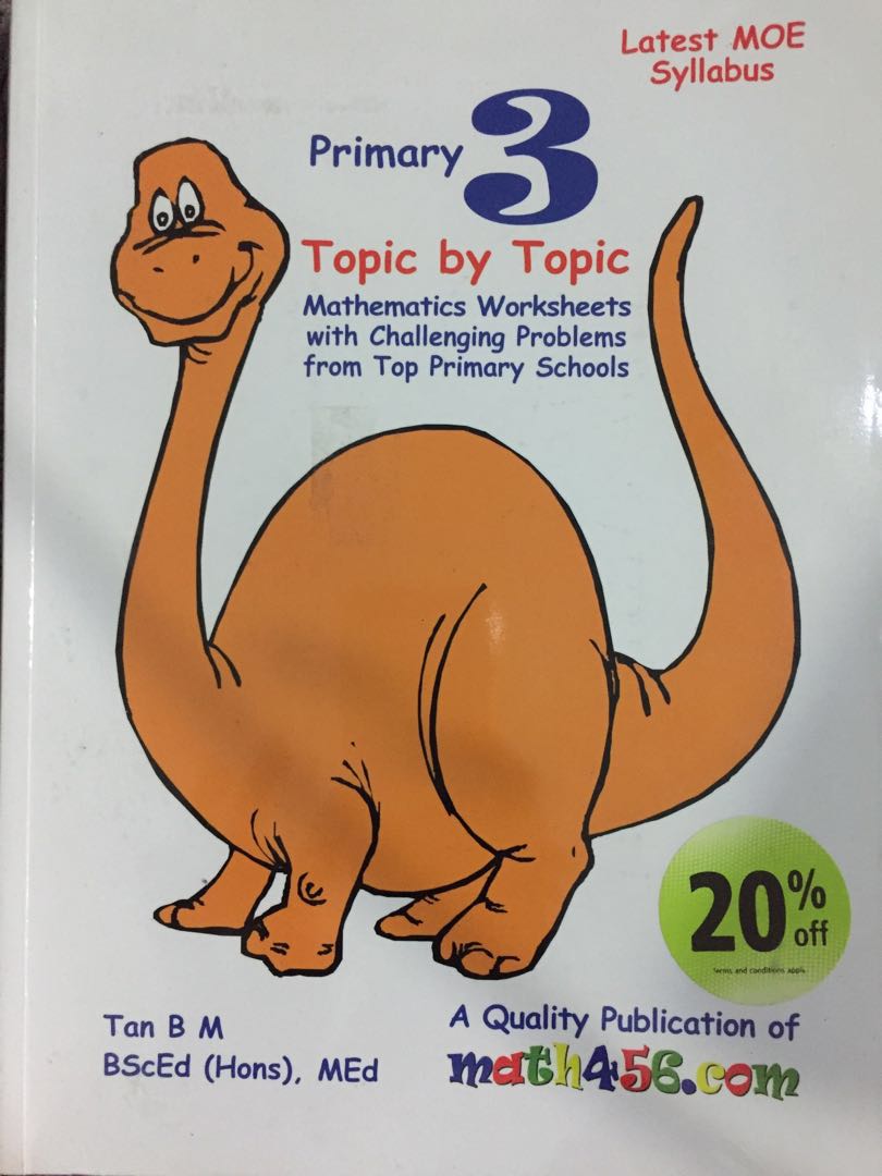 Primary 3 -Topic by topic Maths Worksheets , Hobbies & Toys, Books ...