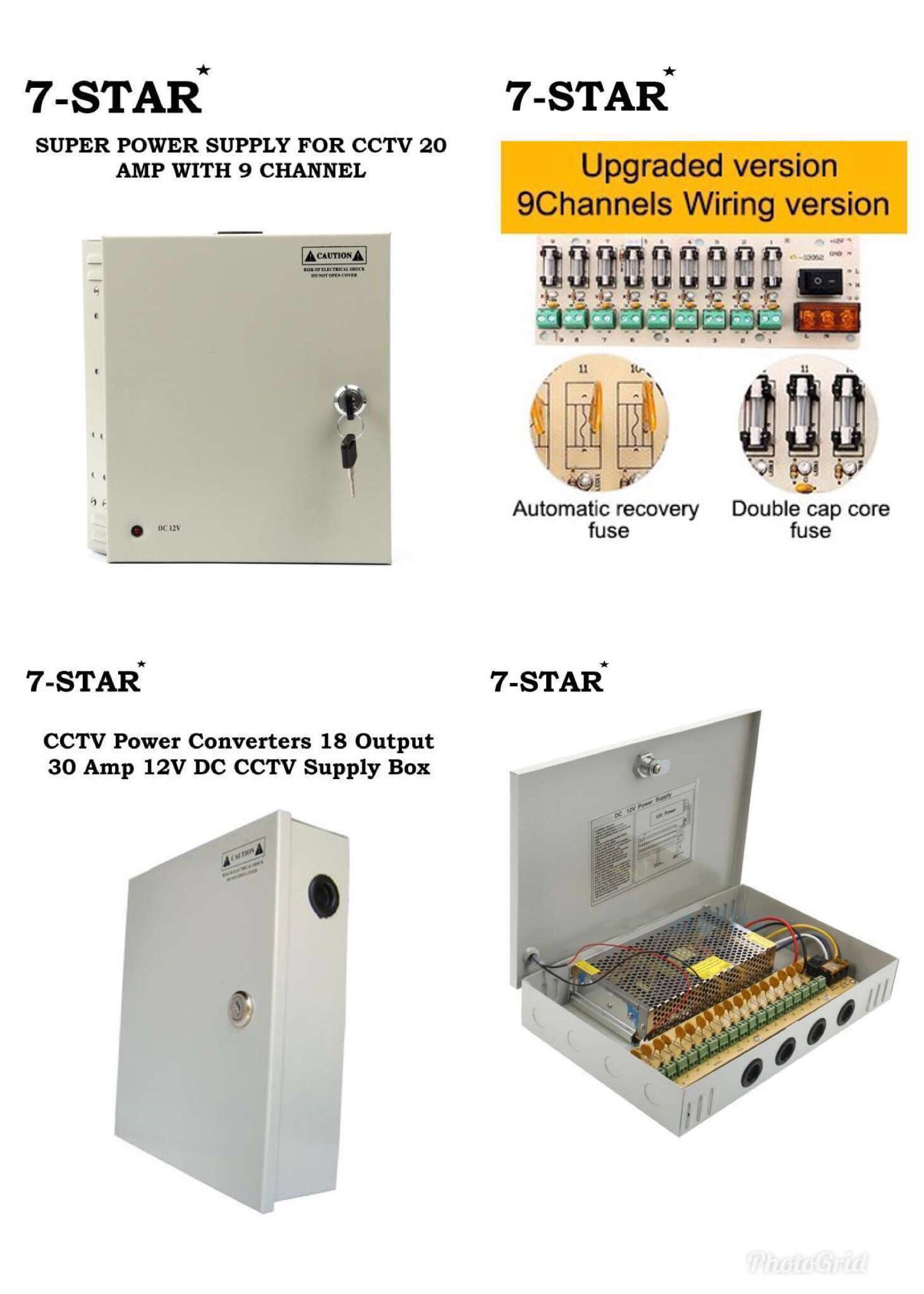 [WHOLESALE 4/9/18WAY CCTV Power Supply Box]CCTV Power Supply Unit ...