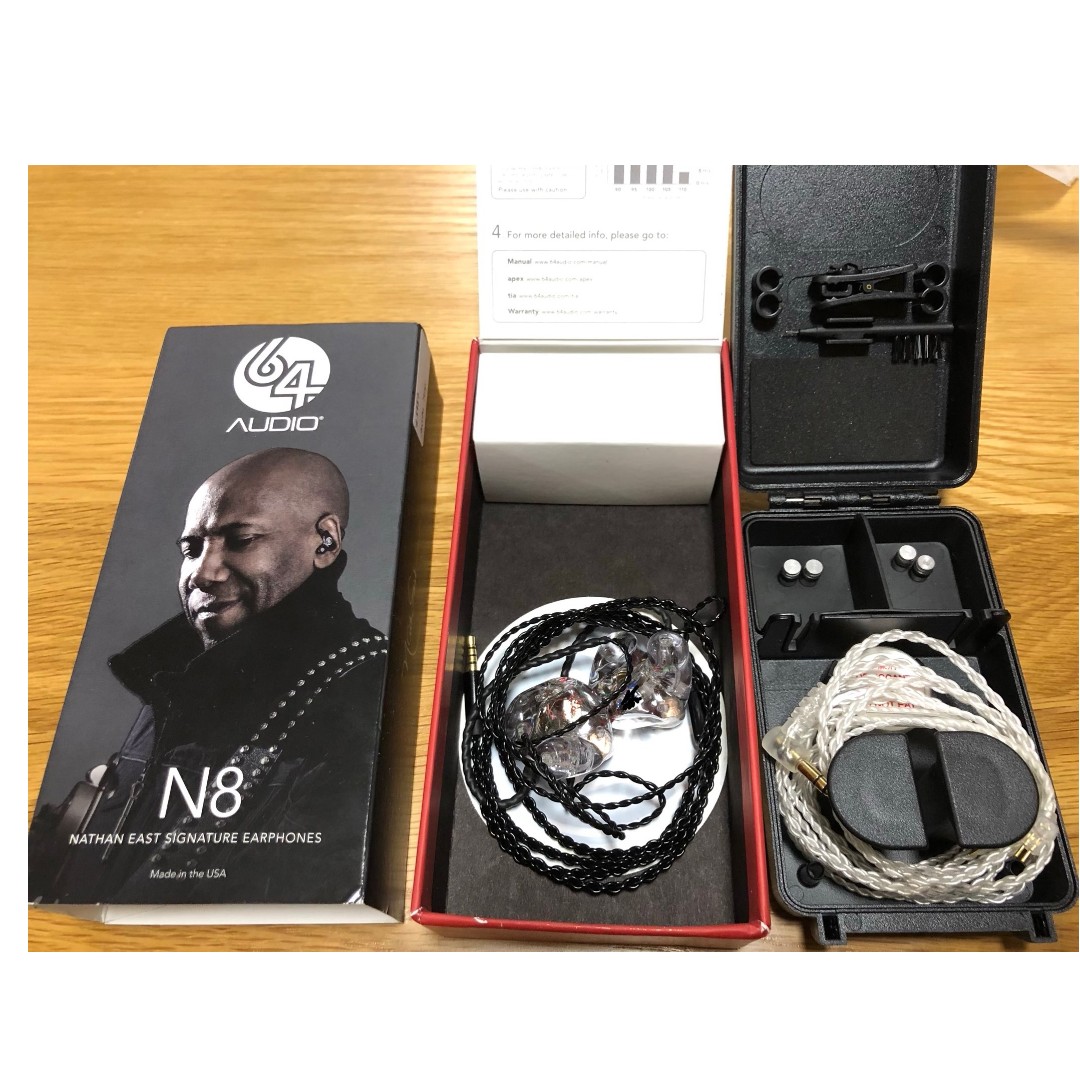 64 Audio N8 custom earphone, Audio, Portable Audio Accessories on Carousell