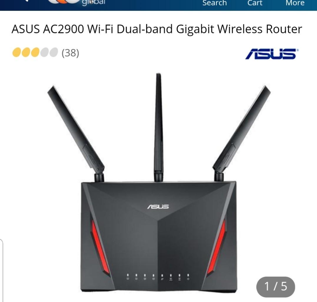 Asus RT-AC86U Router, Computers & Tech, Parts & Accessories, Networking ...