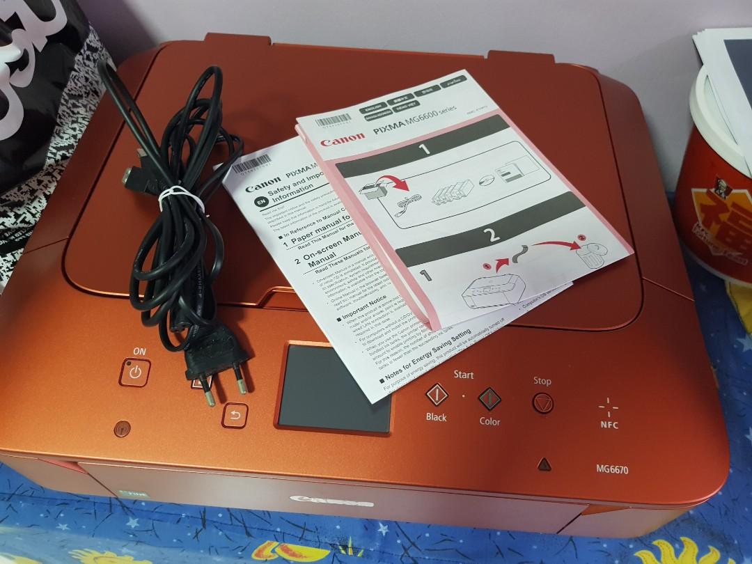 Canon PIXMA MG6670 printer all in one wireless, Computers & Tech ...