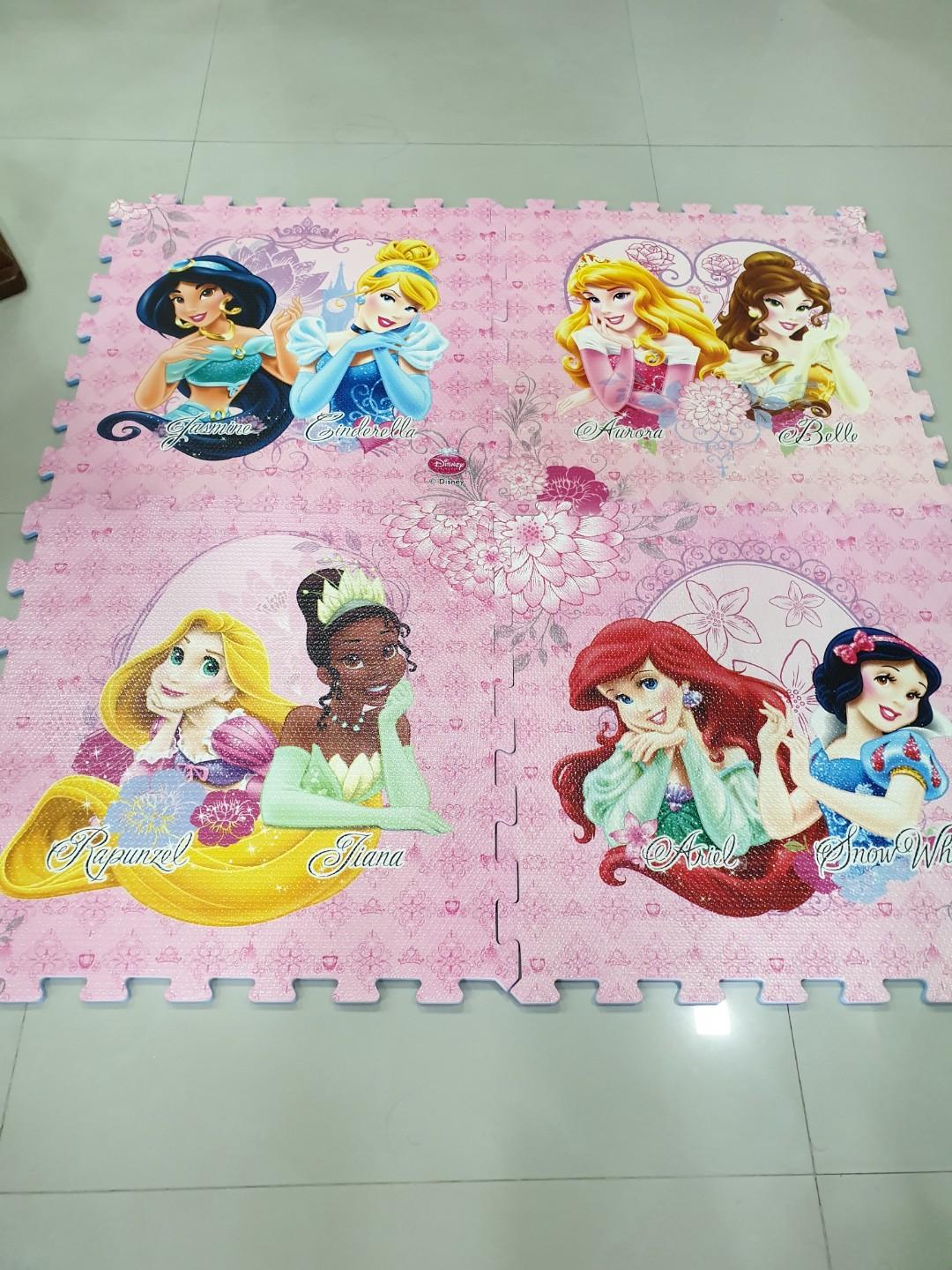 Disney Princess Foam mats, Babies & Kids, Babies Apparel on Carousell
