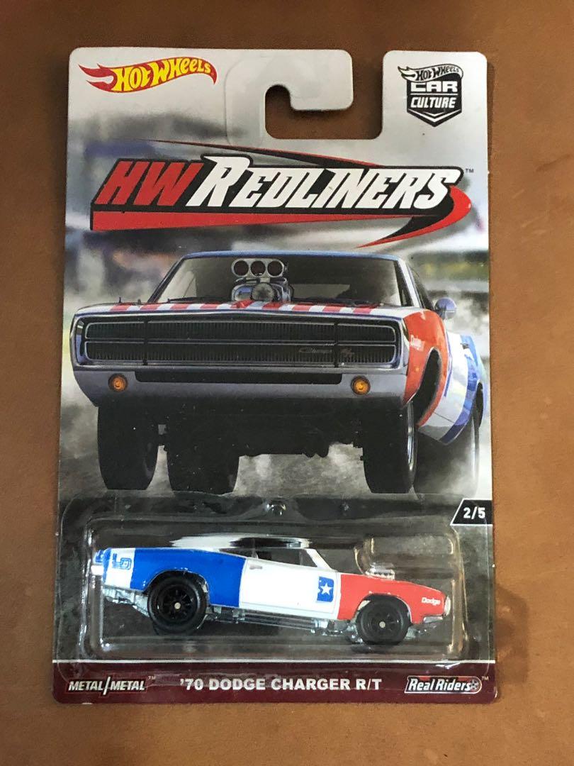 Hot Wheels Car Culture HW Redliners ~ 70 Dodge Charger R\T, Hobbies ...