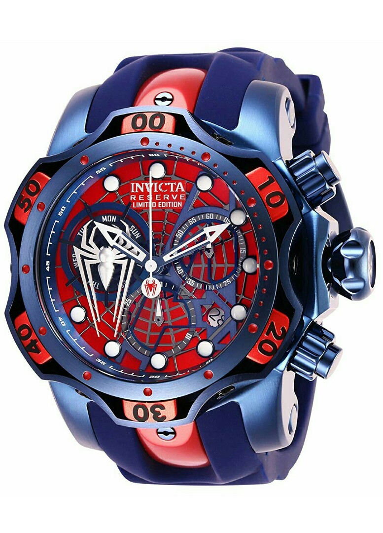 Limited Edition Invicta Men's 'Marvel' Quartz Stainless Steel and ...