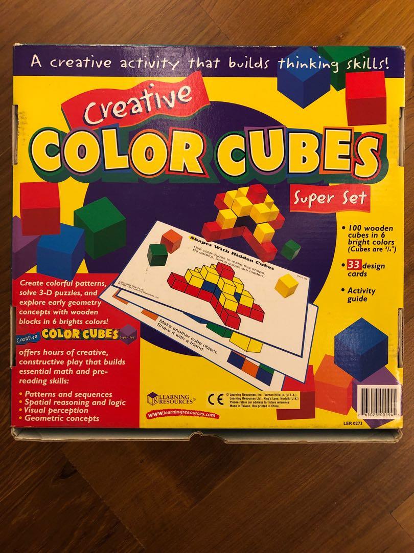 Learning Resources Creative Color Cubes Super Set, Hobbies & Toys, Toys ...