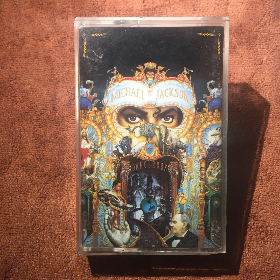 Michael Jackson - Dangerous Cassette tape SONY MUSIC EPIC 1991sold ...