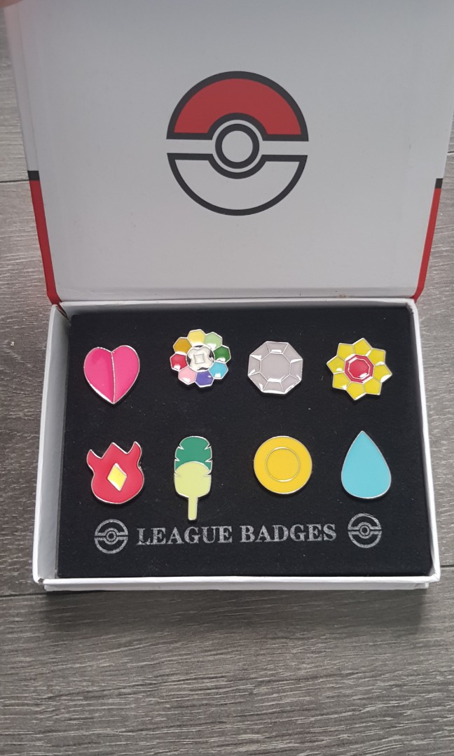 Pokemon indigo badges, Video Gaming, Gaming Accessories, Game Gift ...