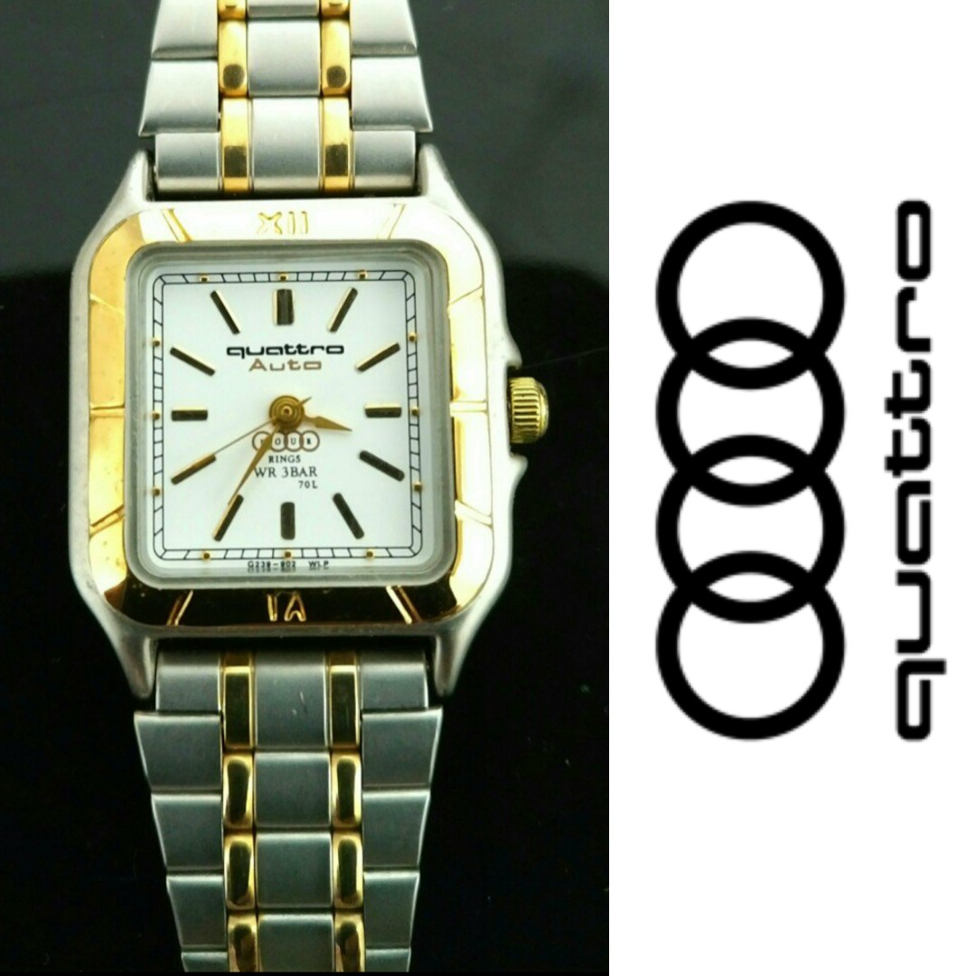 QUATTRO FOUR RINGS (AUDI) VINTAGE WATCH, Women's Fashion, Watches ...