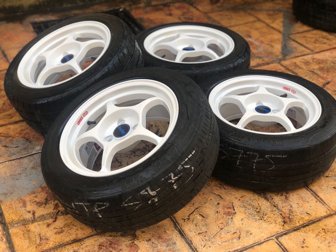 Rim Enkei RPO1 15x7jj, Auto Accessories on Carousell