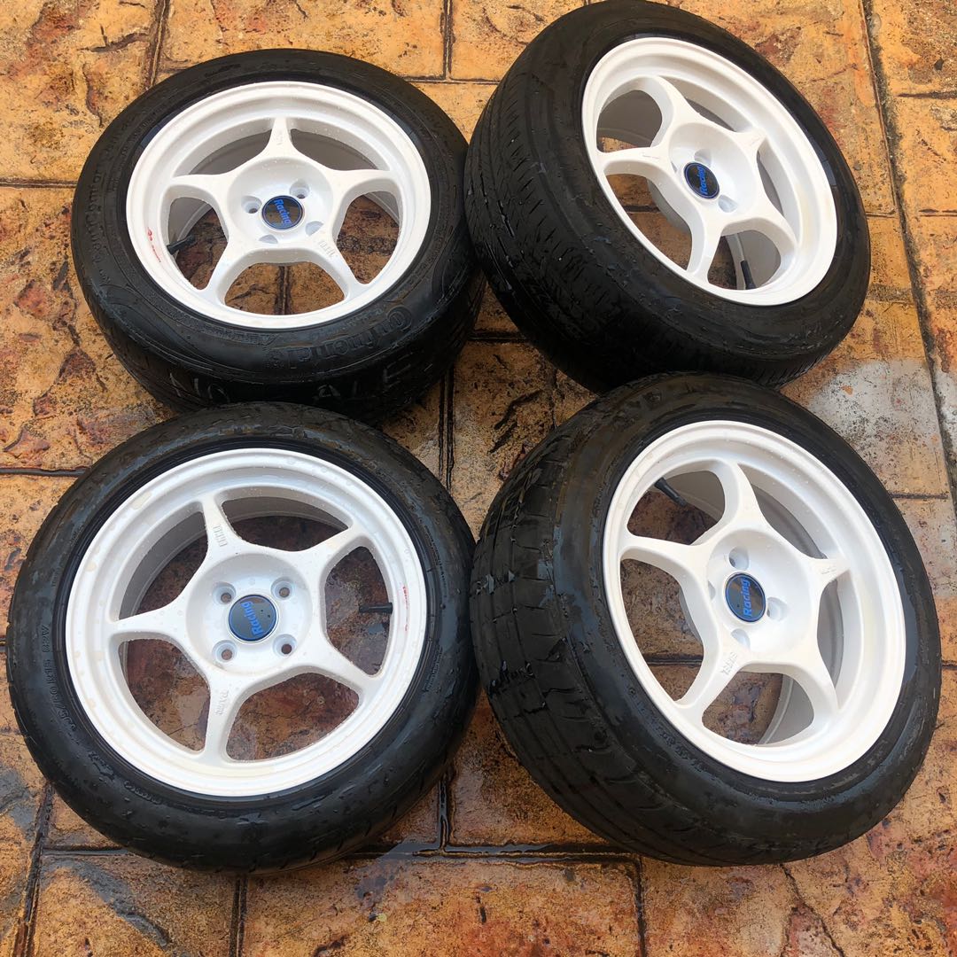 Rim Enkei RPO1 15x7jj, Auto Accessories on Carousell