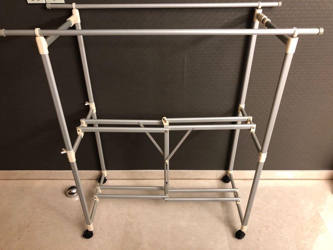 Roman Clothes Rack Foldable Aluminium, Furniture & Home Living ...
