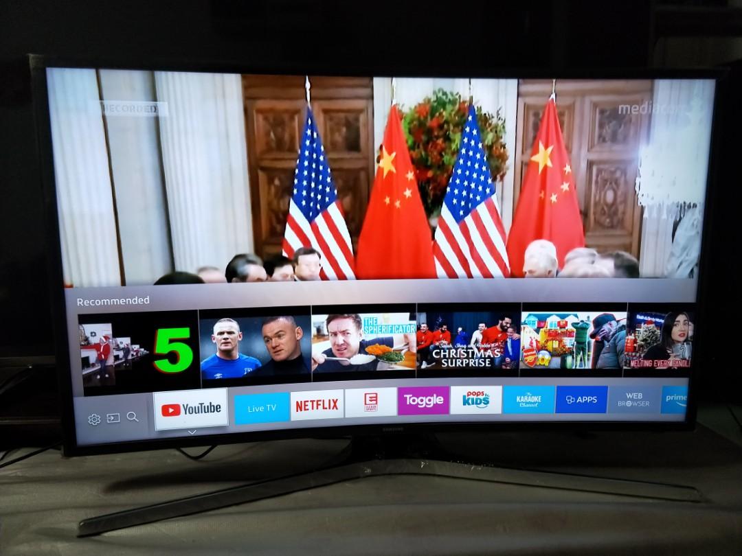 Samsung 40 Inch 4K Ultra HD Curved Smart Led Tv, TV & Home Appliances ...